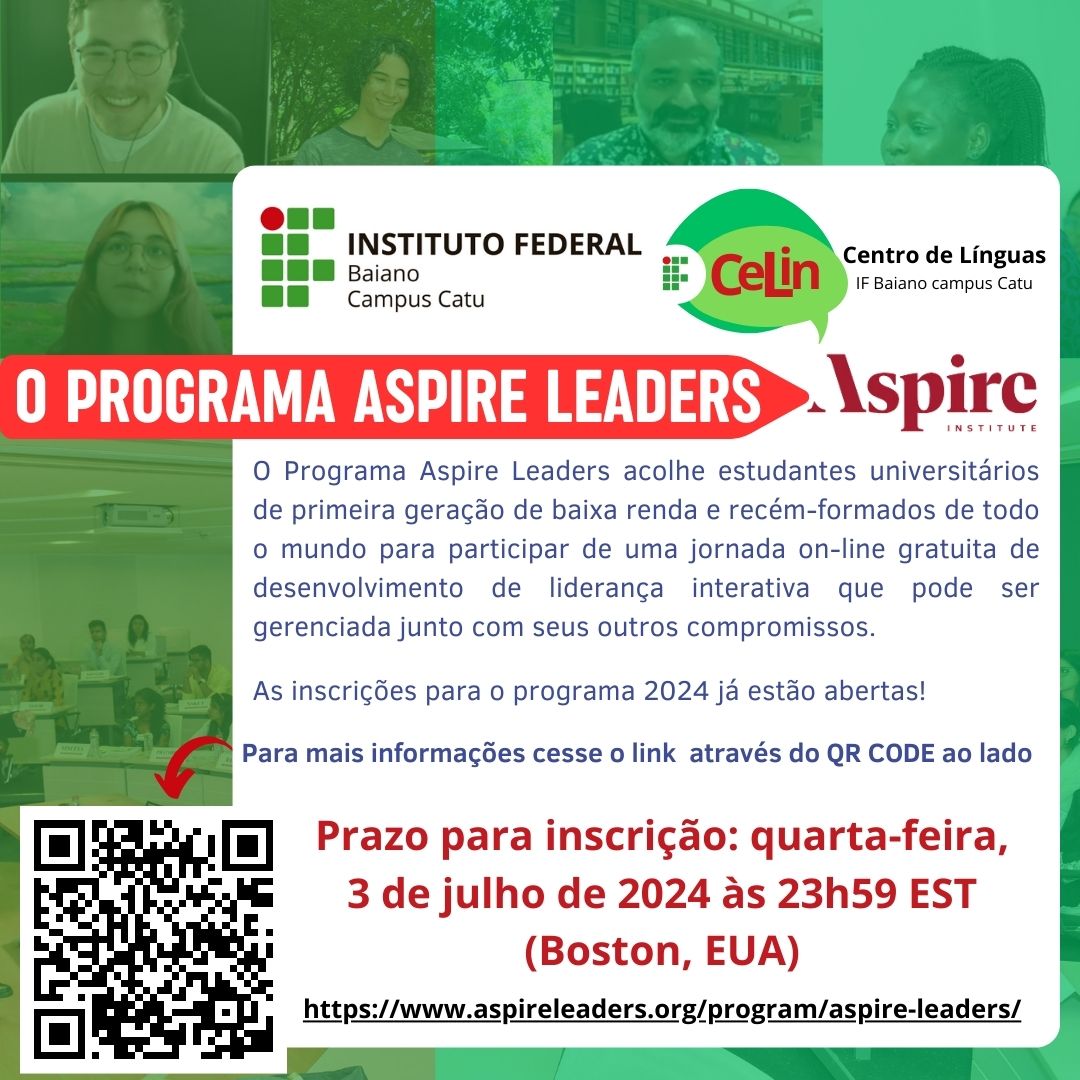 Campus Catu » O Programa Aspire Leaders!